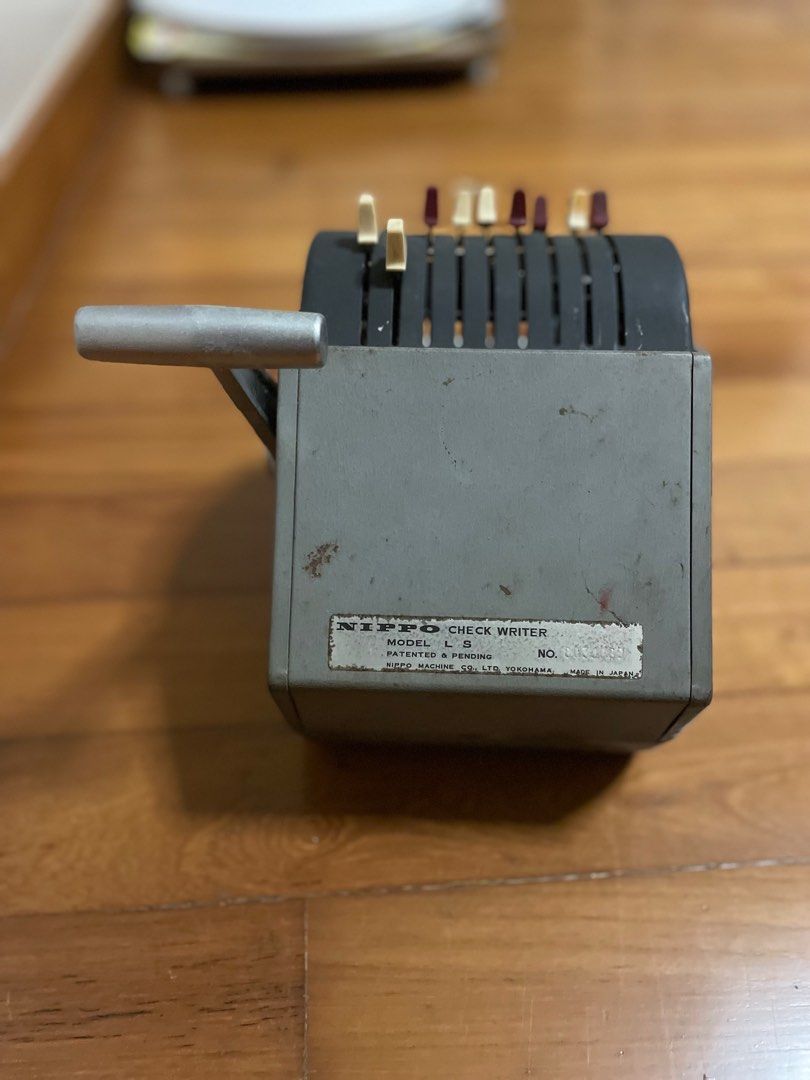 Vintage Check Writer Hobbies Toys Memorabilia Collectibles vintage-check-writer-hobbies-toys-memorabilia-collectibles
