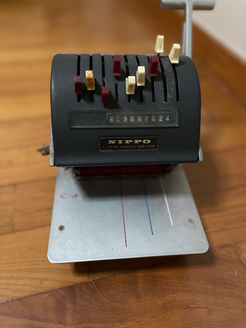 Vintage Check Writer Hobbies Toys Memorabilia Collectibles vintage-check-writer-hobbies-toys-memorabilia-collectibles