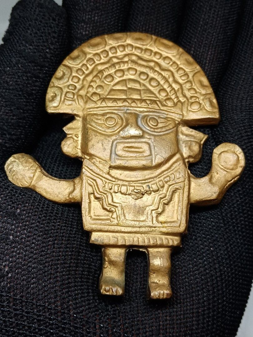 Vintage Incan Sun God Medal, Hobbies & Toys, Memorabilia & Collectibles ...