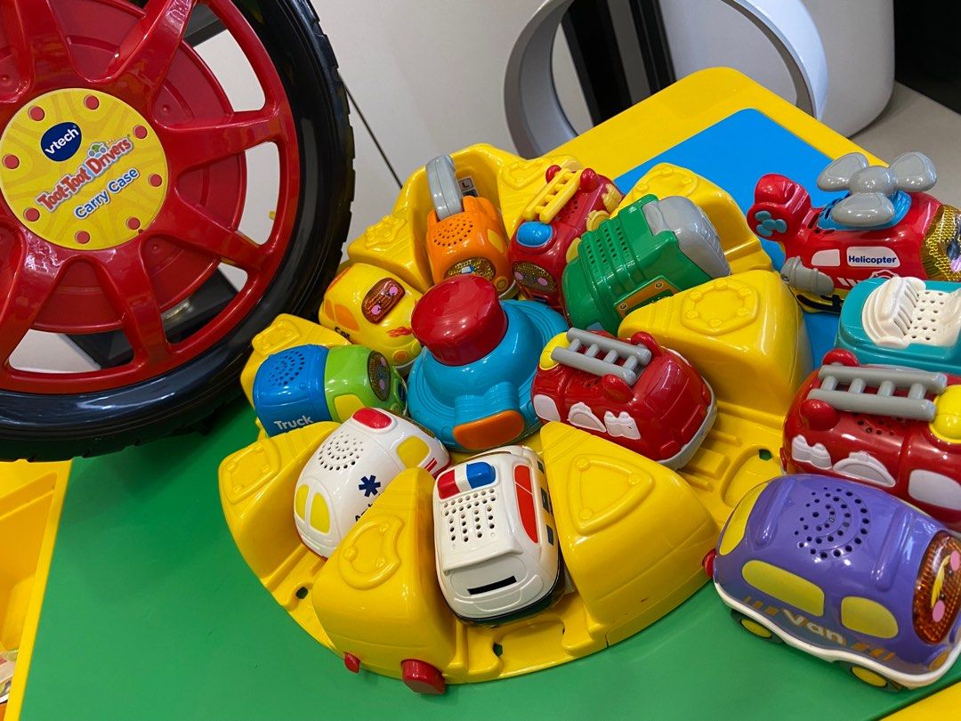 Vtech Car Collection & Carry Case, Hobbies & Toys, Toys & Games on ...