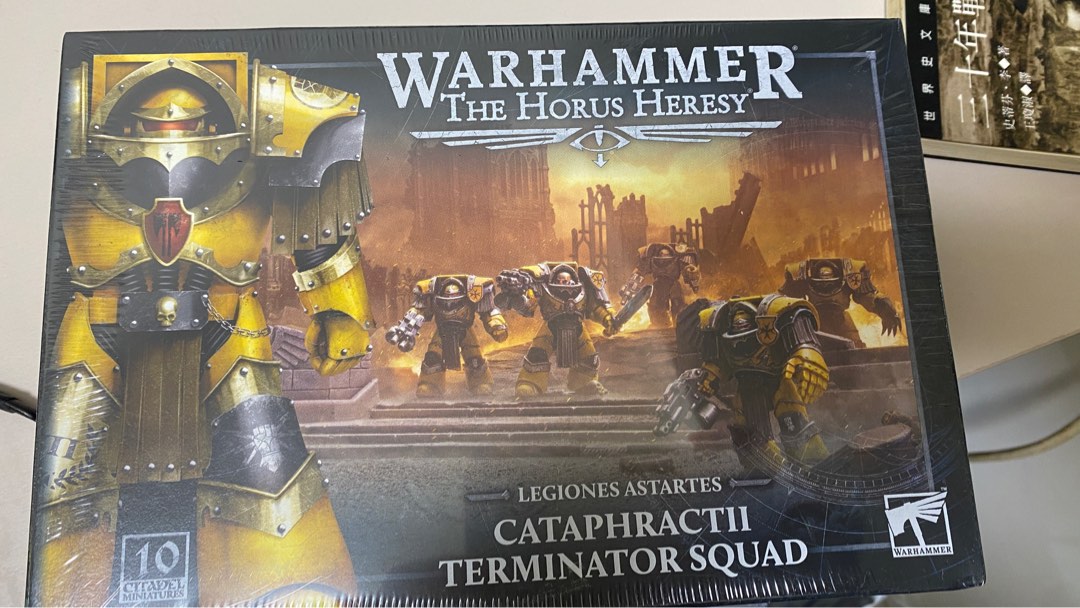 Warhammer 30K Cataphracth Terminator / 40K relic terminator, 興趣及遊戲, 玩具 ...