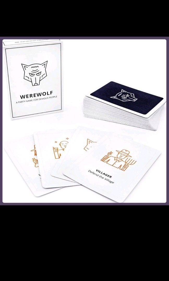 Werewolf: A Party Game for Devious People ( Card Game), Hobbies & Toys ...