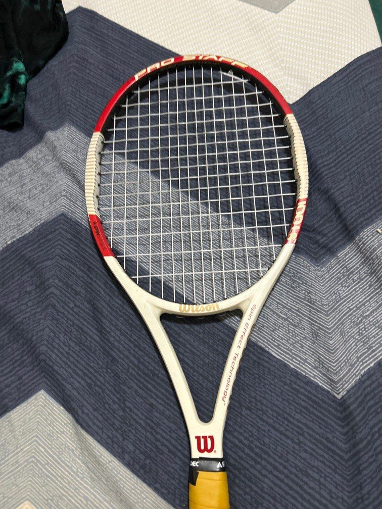 Wilson Tennis Racket, Sports Equipment, Sports & Games, Racket & Ball ...