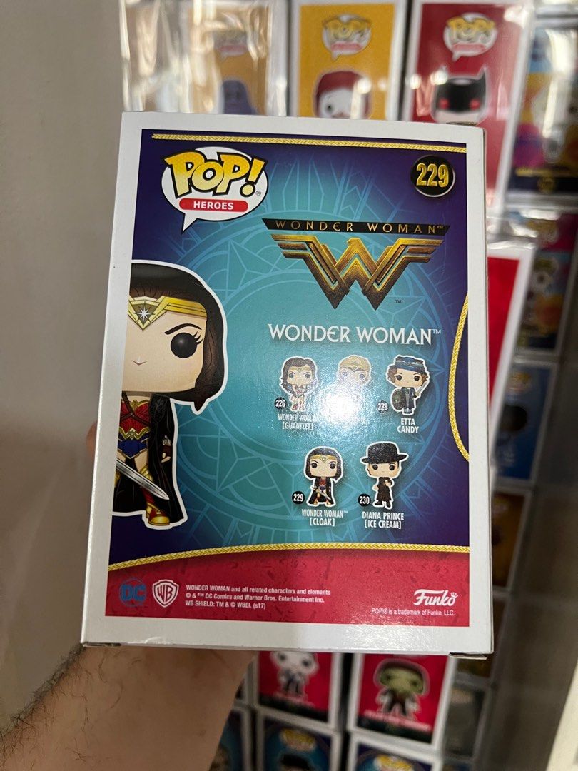 Wonder Woman 229 Cloaked Funko Pop, Hobbies & Toys, Toys & Games on ...