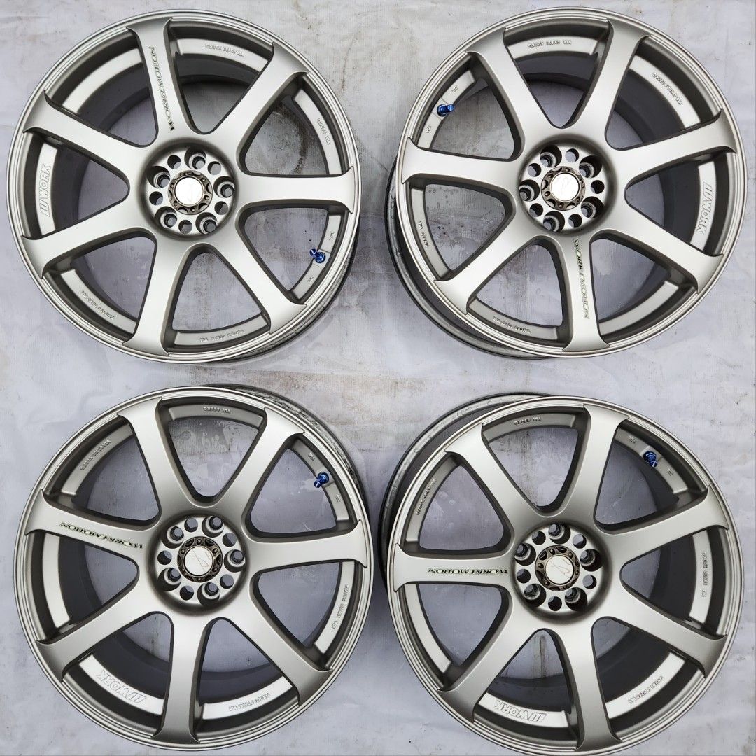 Work Emotion XT7, Car Parts & Accessories, Mags and Tires on Carousell