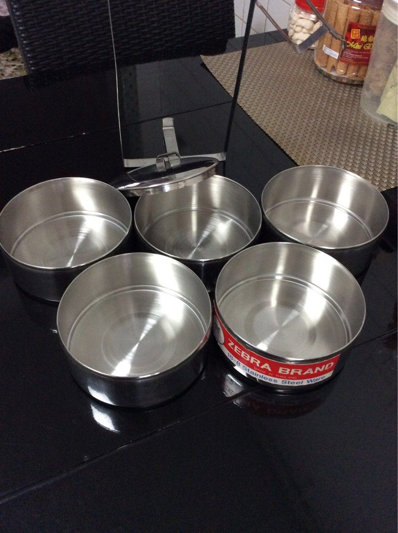 Zebra 5-tier tingkat container, Furniture & Home Living, Kitchenware ...