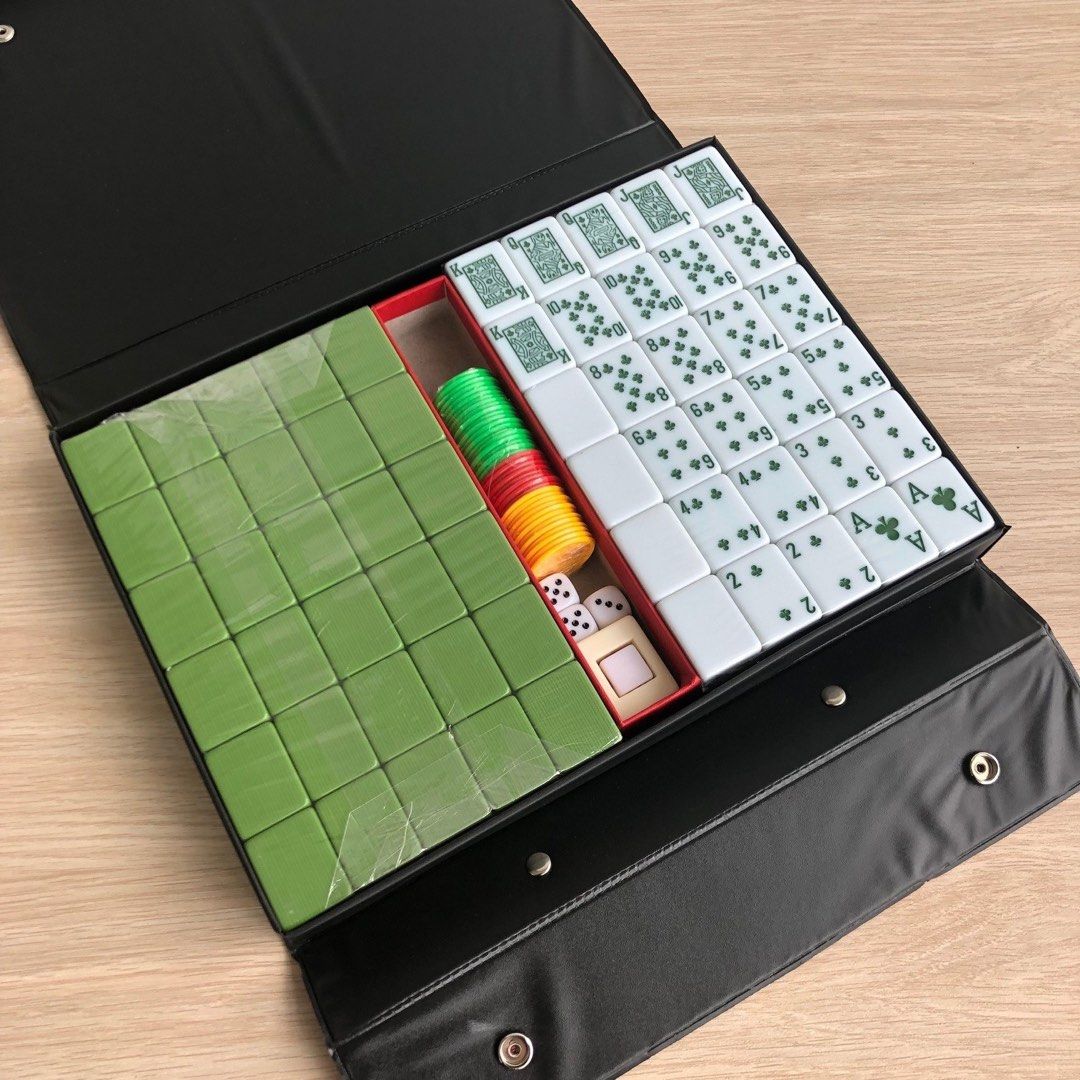 120 tiles rummy poker mahjong lami tiles mahjong set rummy set, Hobbies ...