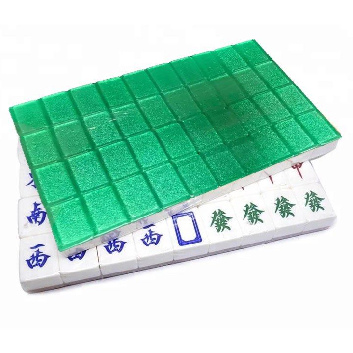160 tiles Crystal Acrylic Singapore Mahjong set mahjong tiles, Hobbies ...