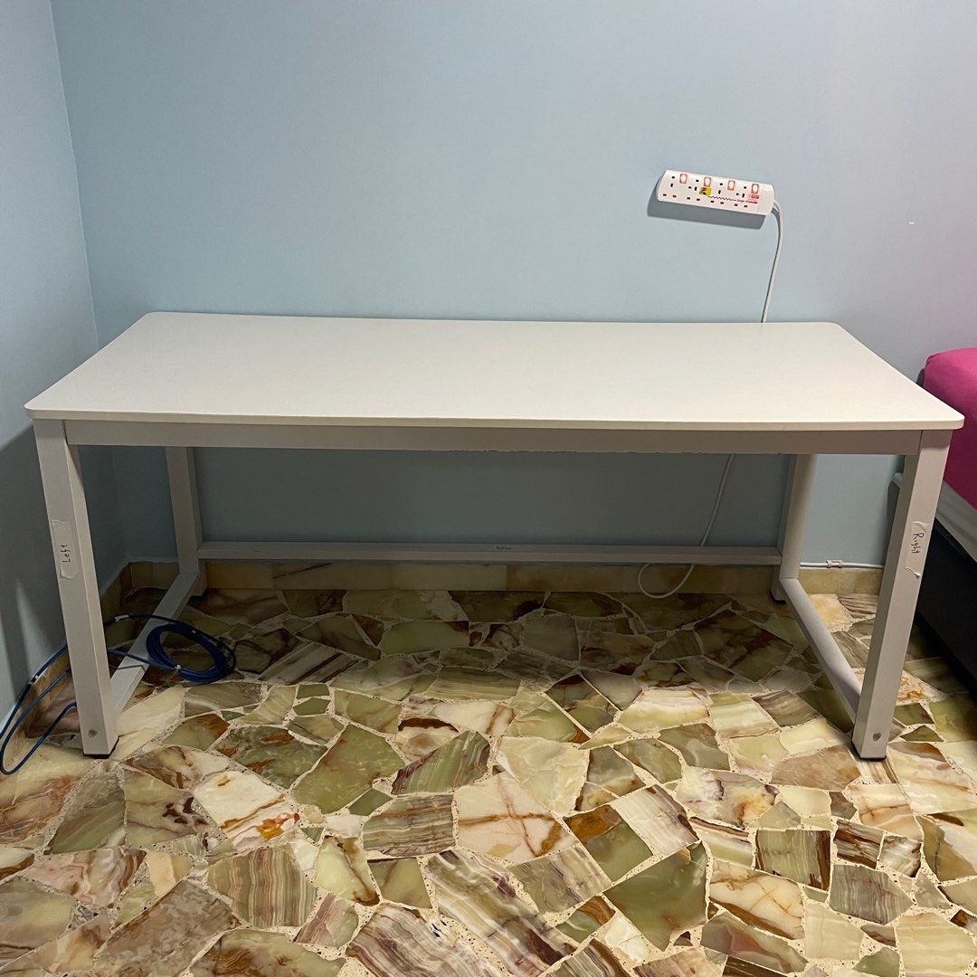 160cm Computer study desk, Furniture & Home Living, Furniture, Tables ...