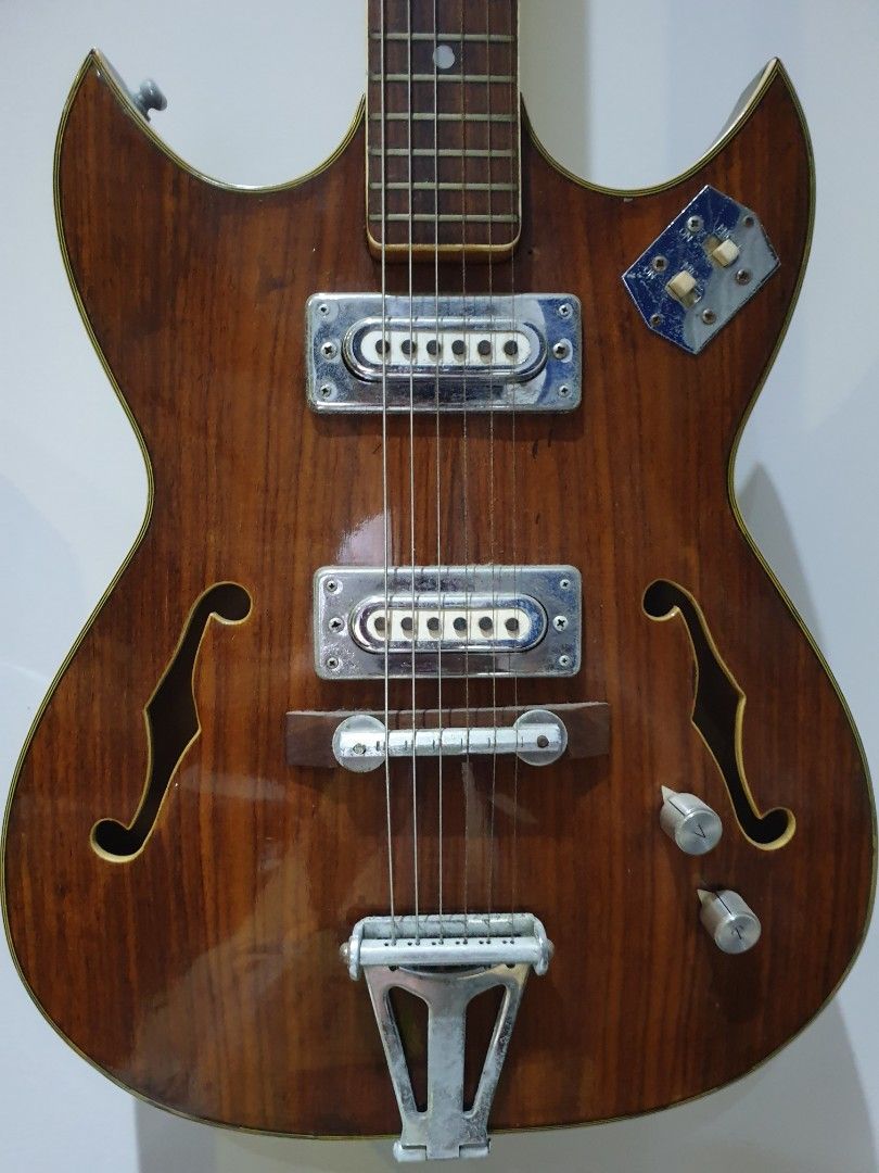 1960s Greco (ES-335 Style) 12-string hollowbody, Hobbies & Toys ...