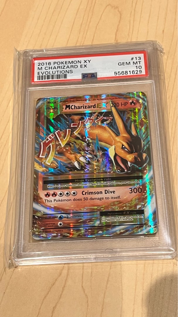 2016 M Charizard EX Evolutions PSA 10, Hobbies & Toys, Toys & Games on ...