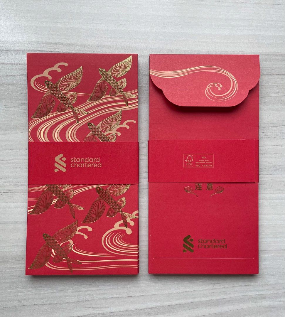 2023 Standard Chartered Red Packet, Hobbies & Toys, Stationery & Craft ...