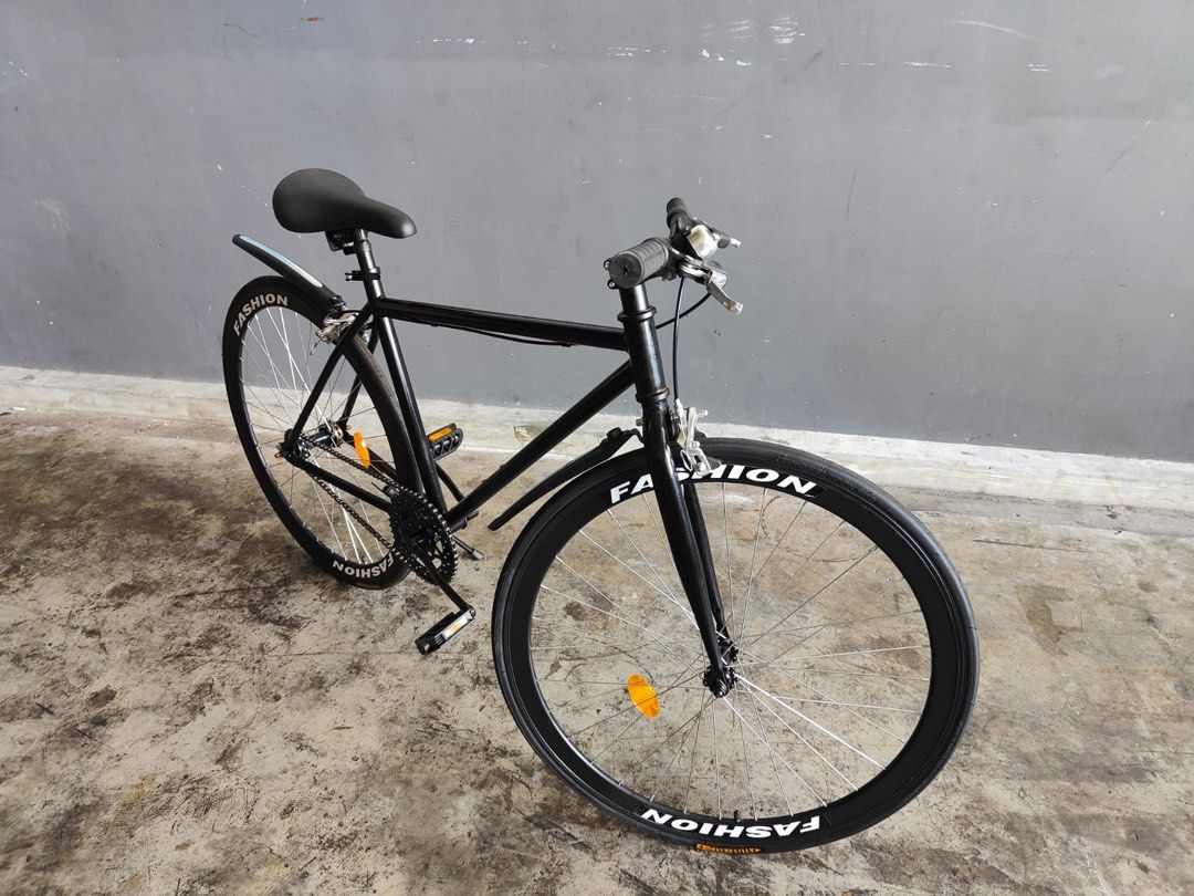 26inch fixie bike. With hand brake fixies bicycle, Sports Equipment ...