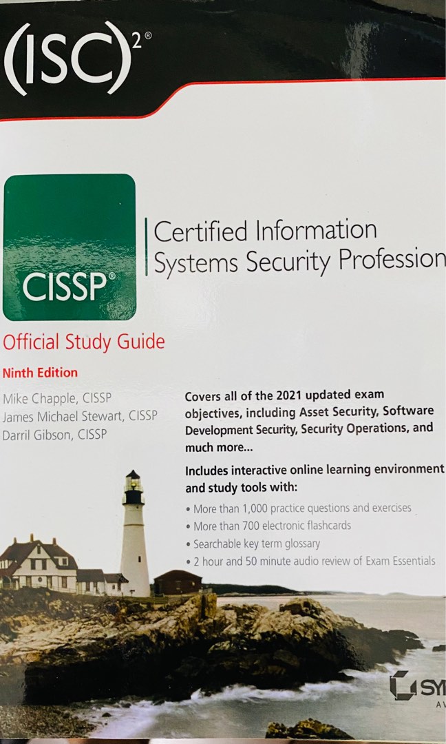 9th edition (ISC)2 CISSP Certified Information Systems Security Professional Official Study ...