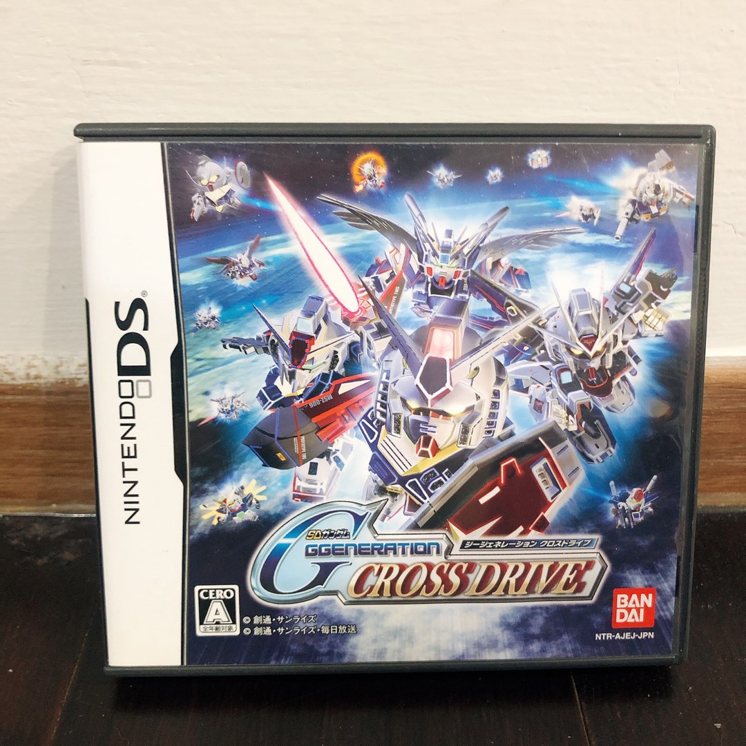 日版 NDS SD鋼彈 G世代 交叉火力 CROSS DRIVE 機器人 機器人大戰 鋼彈系列 遊戲片, 電玩遊戲相關, 電玩、電腦遊戲軟體, 其他電玩遊戲在旋轉拍賣
