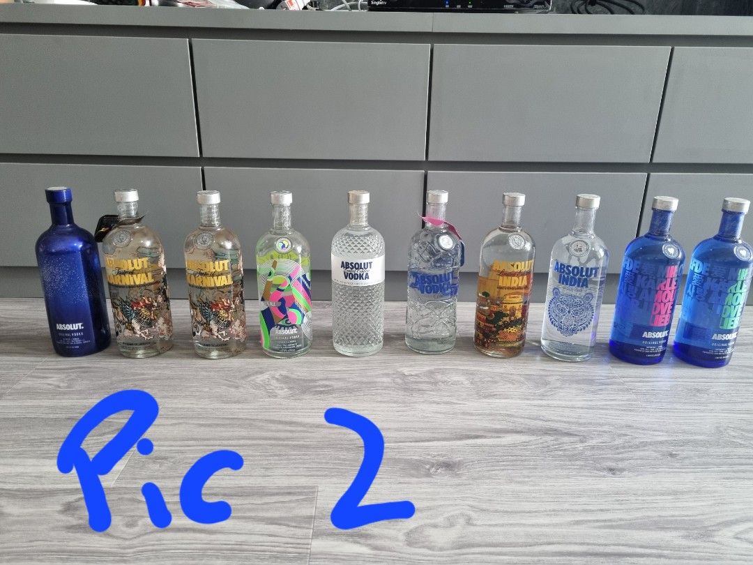 ABSOLUT VODKAS FOR SALE, Food & Drinks, Alcoholic Beverages on Carousell