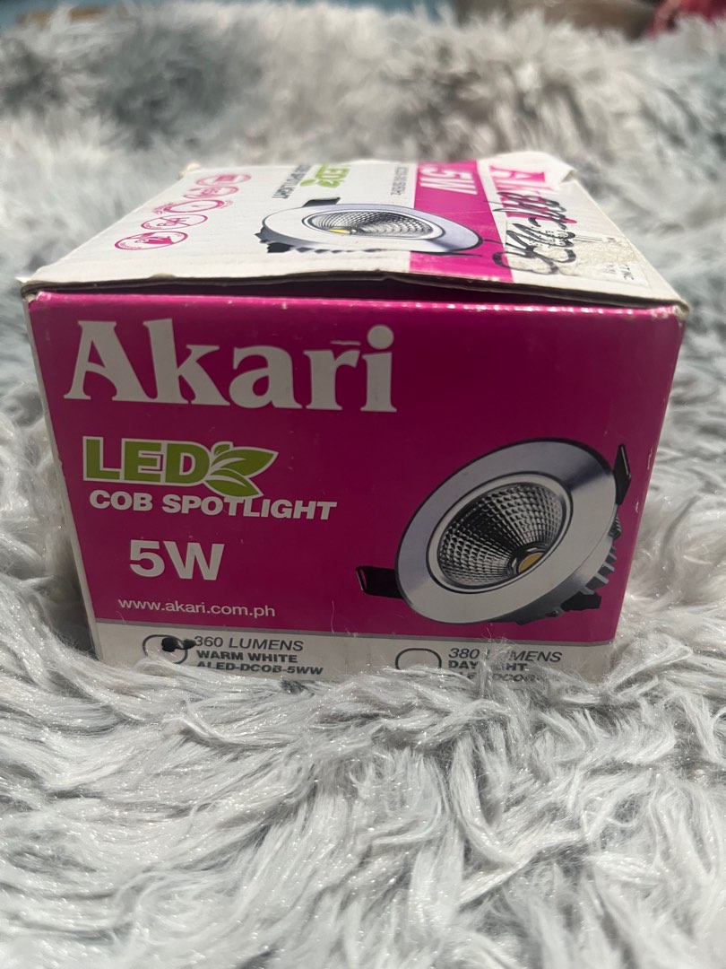AKARI LED COB Spotlight 5W, Furniture & Home Living, Lighting & Fans ...