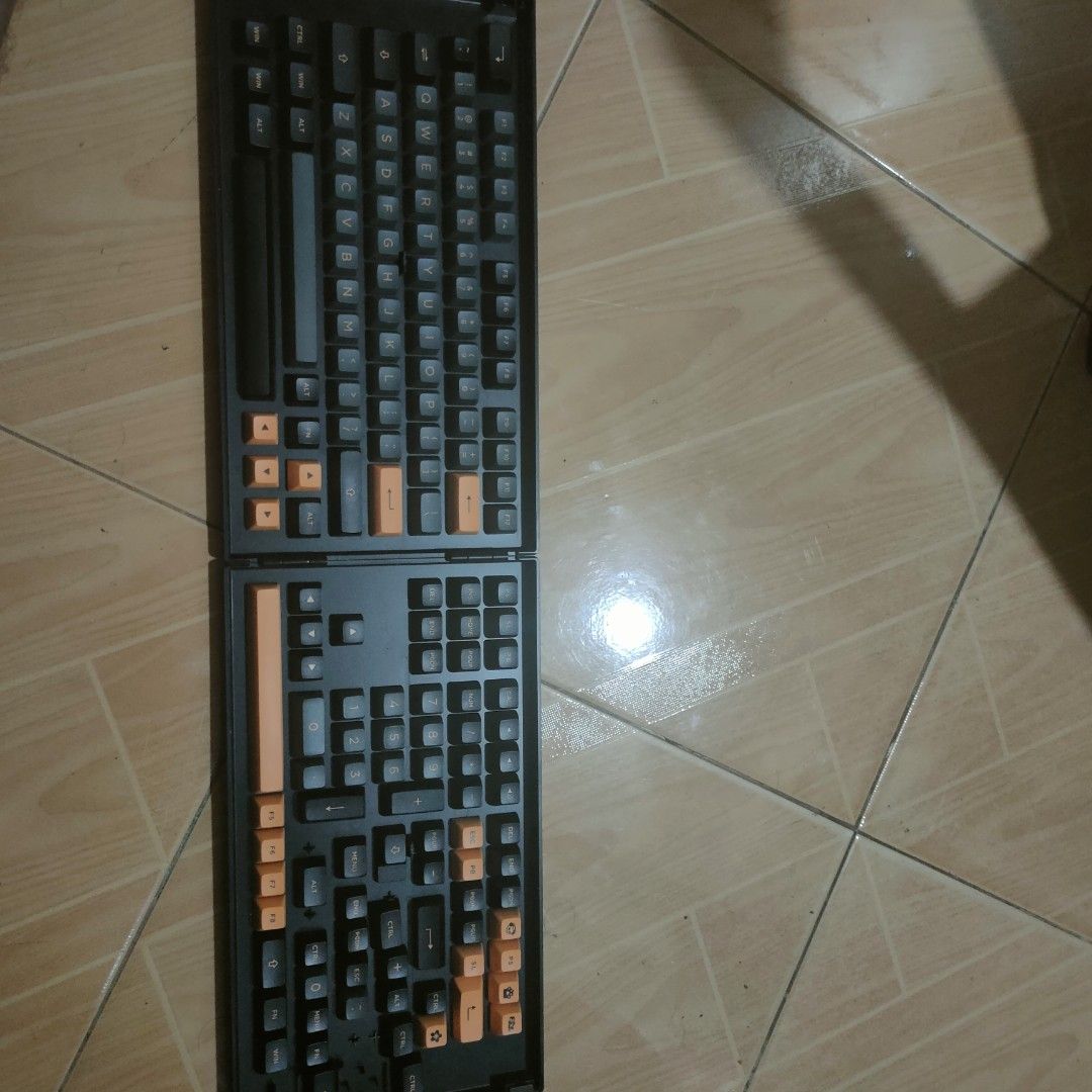 AKKO Black & Bronze PBT Double Shot Keycaps, Computers & Tech, Parts ...