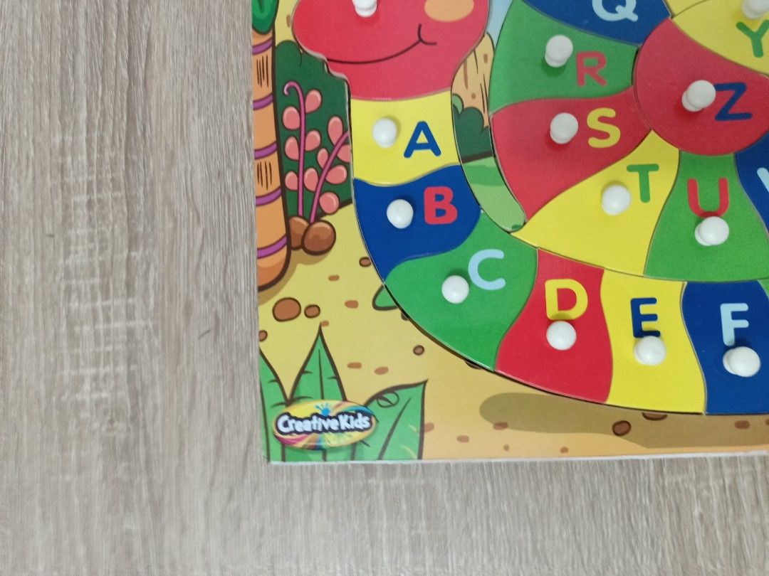 Alphabet Snake Puzzle, Hobbies & Toys, Toys & Games on Carousell