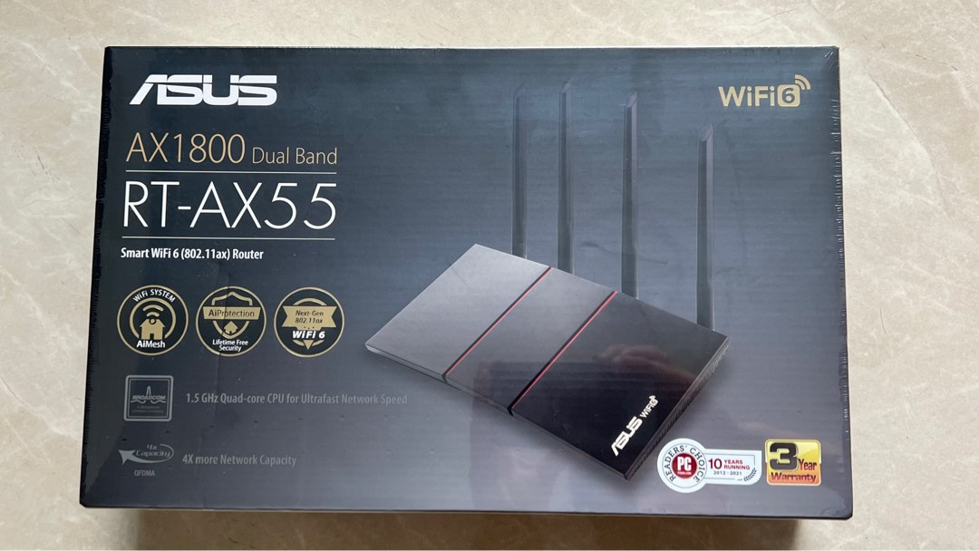 Asus RT-AX55 Router, Computers & Tech, Parts & Accessories, Networking ...