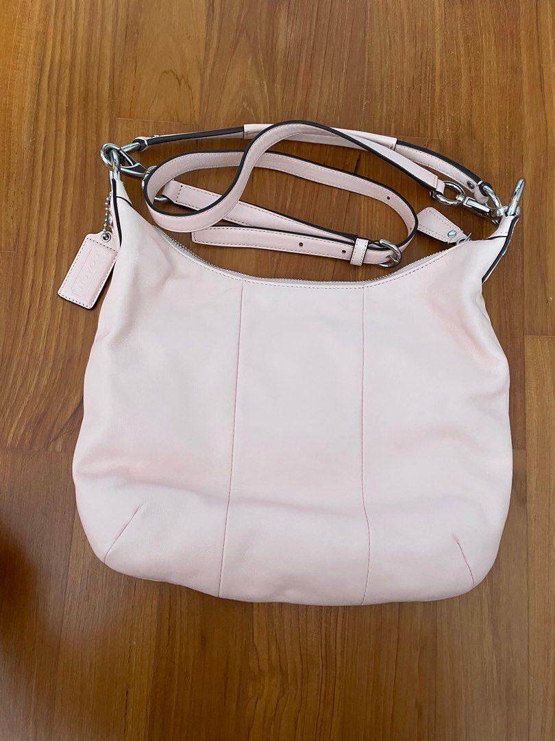 Authentic Coach Kristin Light Pink Hobo Bag, Women's Fashion, Bags ...