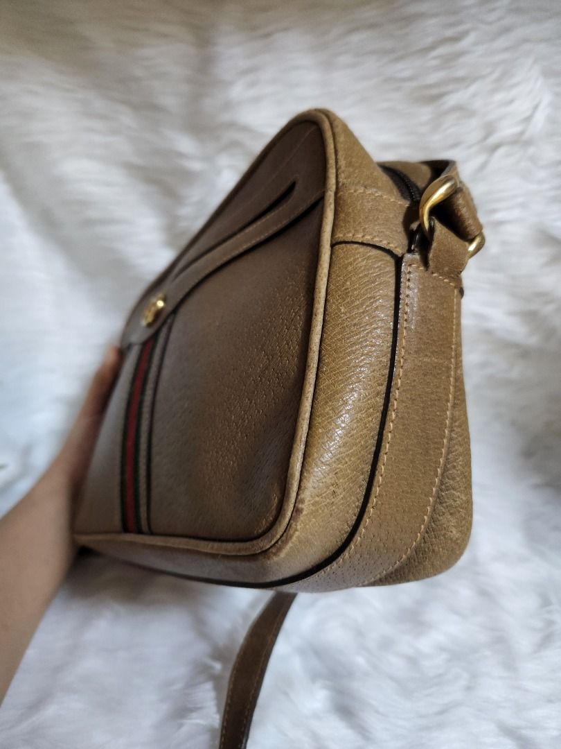 Authentic Gucci Sherry Line Sling Crossbody Bag, Luxury, Bags & Wallets ...