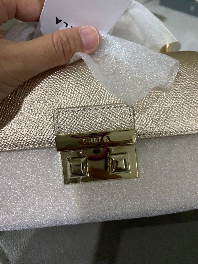 AUTHENTIC NEW - FURLA BELLA MICRO TOP HANDLE BAG, Women's Fashion, Bags ...