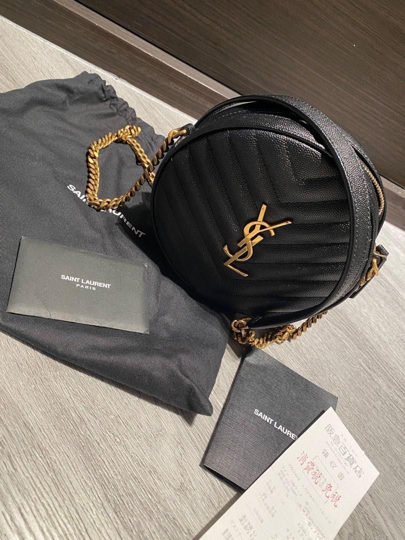Authentic Yves Saint Laurent YSL Round Camera Bag, Luxury, Bags ...