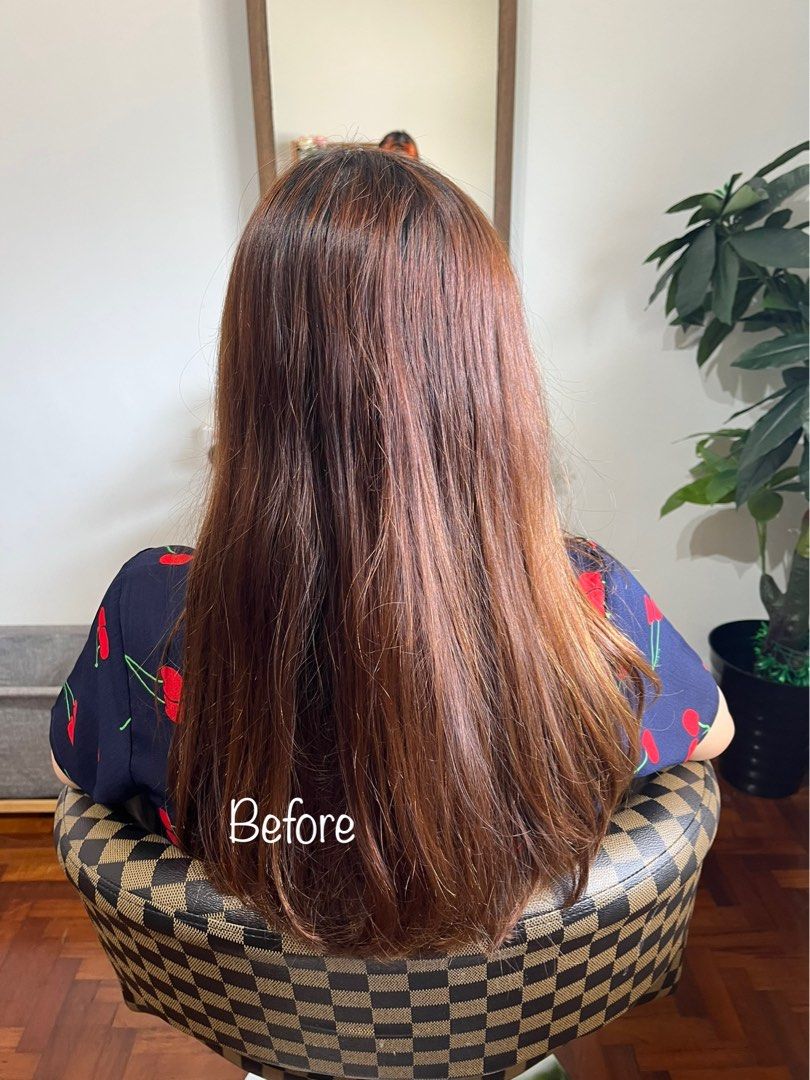 Balayage highlight without bleach included hair cut, Beauty & Personal ...