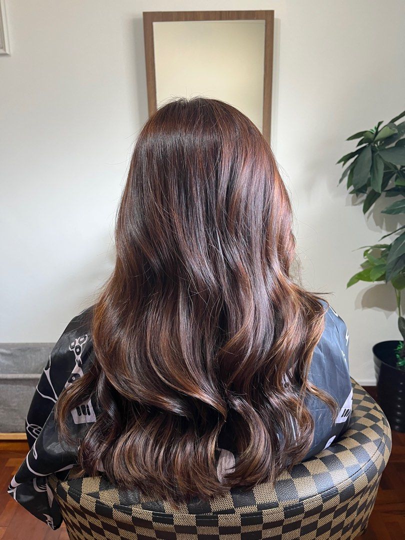 Balayage highlight without bleach included hair cut, Beauty & Personal ...