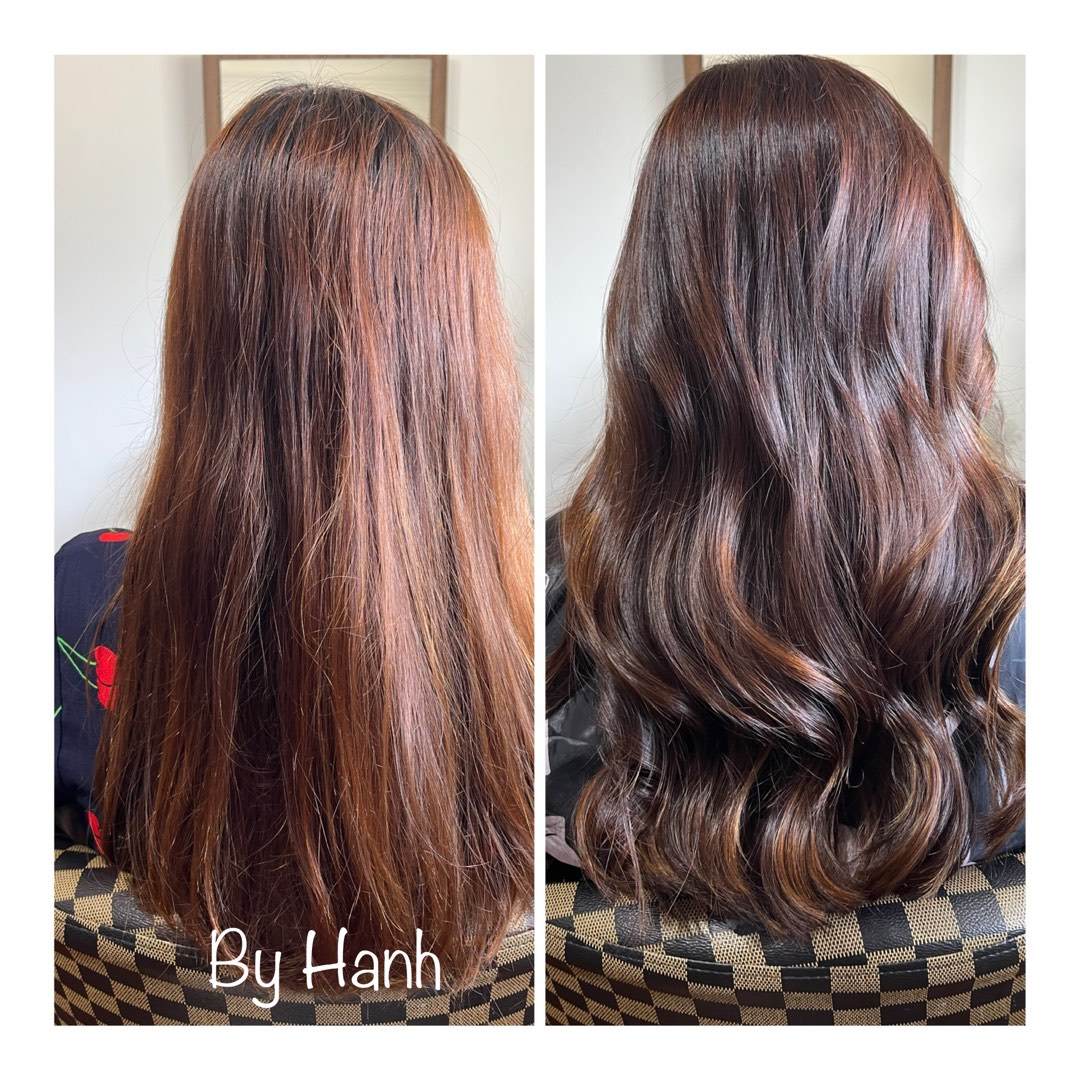 Balayage highlight without bleach included hair cut, Beauty & Personal ...