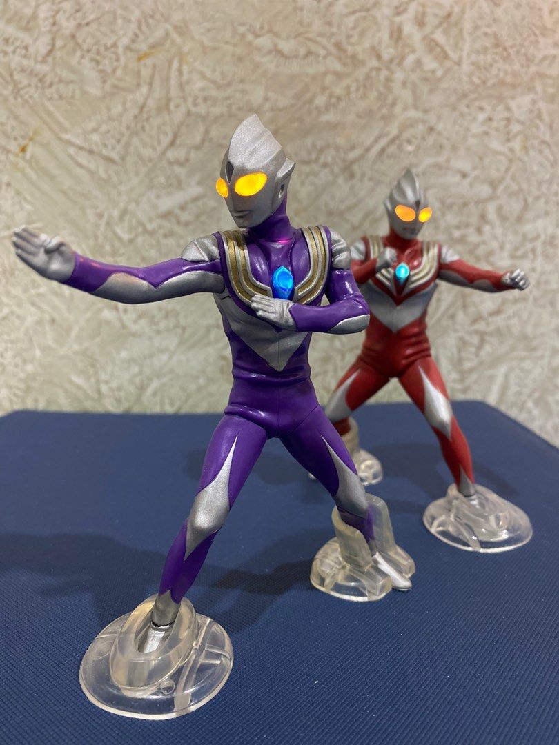 Bandai - Ultraman Tiga Luminous Power Type, Sky Type and 3 Buildings ...