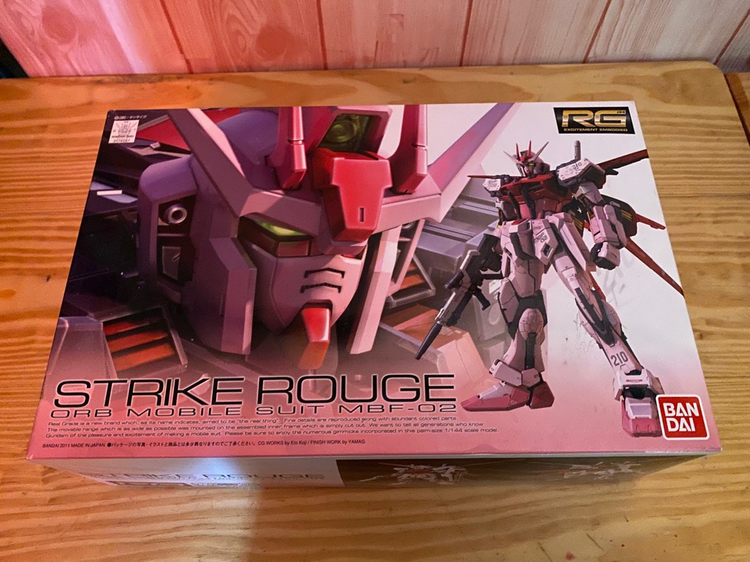 BANDAI RG STRIKE ROUGE GUNDAM + IWSP, Hobbies & Toys, Toys & Games on ...