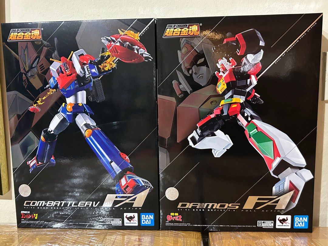 Bandai Soul Of Chogokin Gx 83 General Daimos And Gx 90 Com Battler V Full