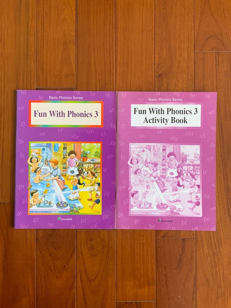 Basic Phonics Series: Fun With Phonics 3, 興趣及遊戲, 書本 & 文具, 教科書 - Carousell