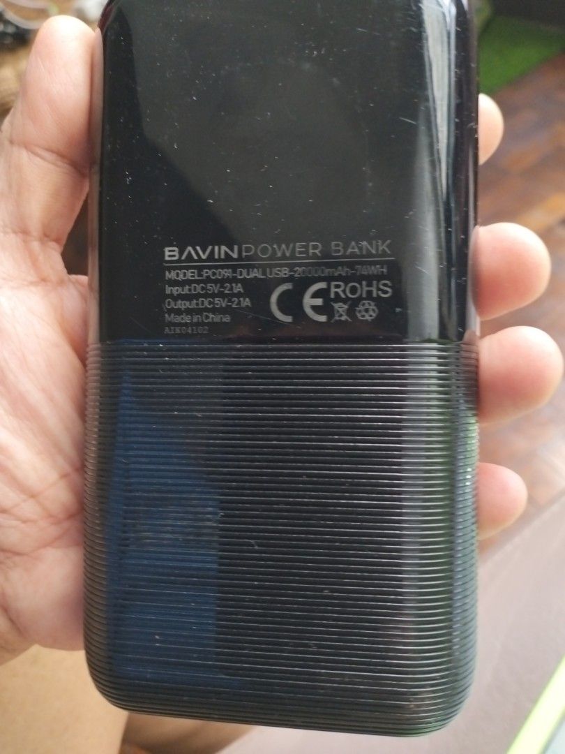 Bavin Powerbank PC091 20000 mAh, Mobile Phones & Gadgets, Mobile & Gadget Accessories, Batteries ...