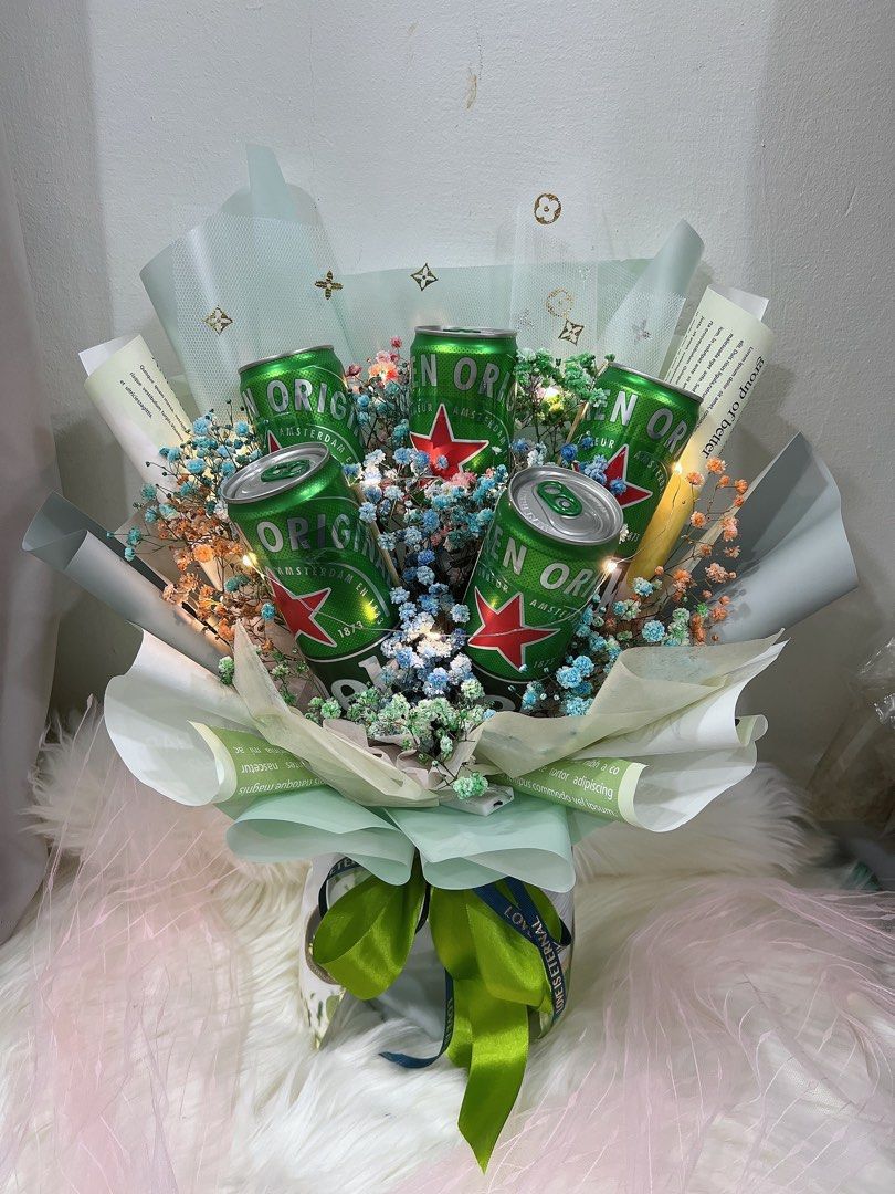 Beer Can Flower Bouquet | Best Flower Site