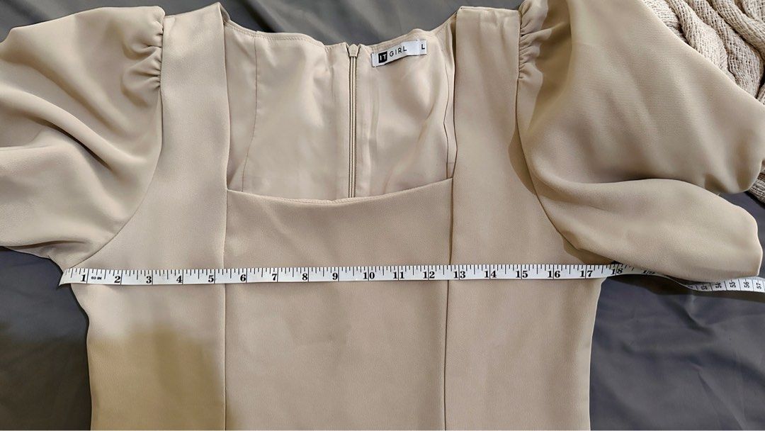 Beige Modern Filipiniana, Women's Fashion, Dresses & Sets, Dresses on ...