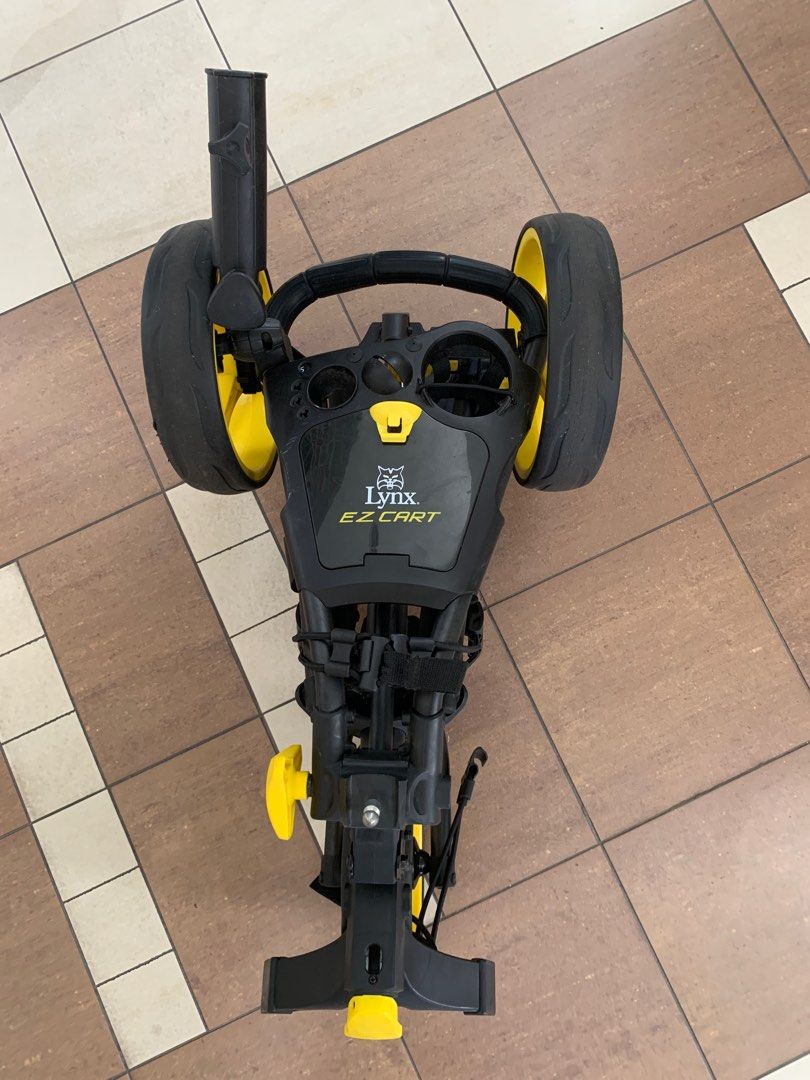 Bi-fold compact push golf trolley, Sports Equipment, Sports & Games ...