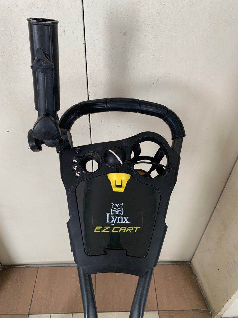 Bi-fold compact push golf trolley, Sports Equipment, Sports & Games ...