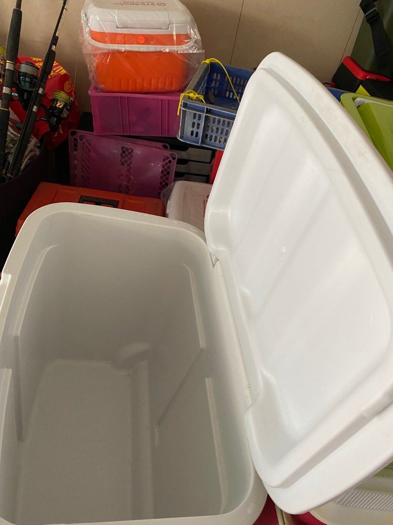 Brand New Cooler Box with Wheels, Sports Equipment, Fishing on Carousell