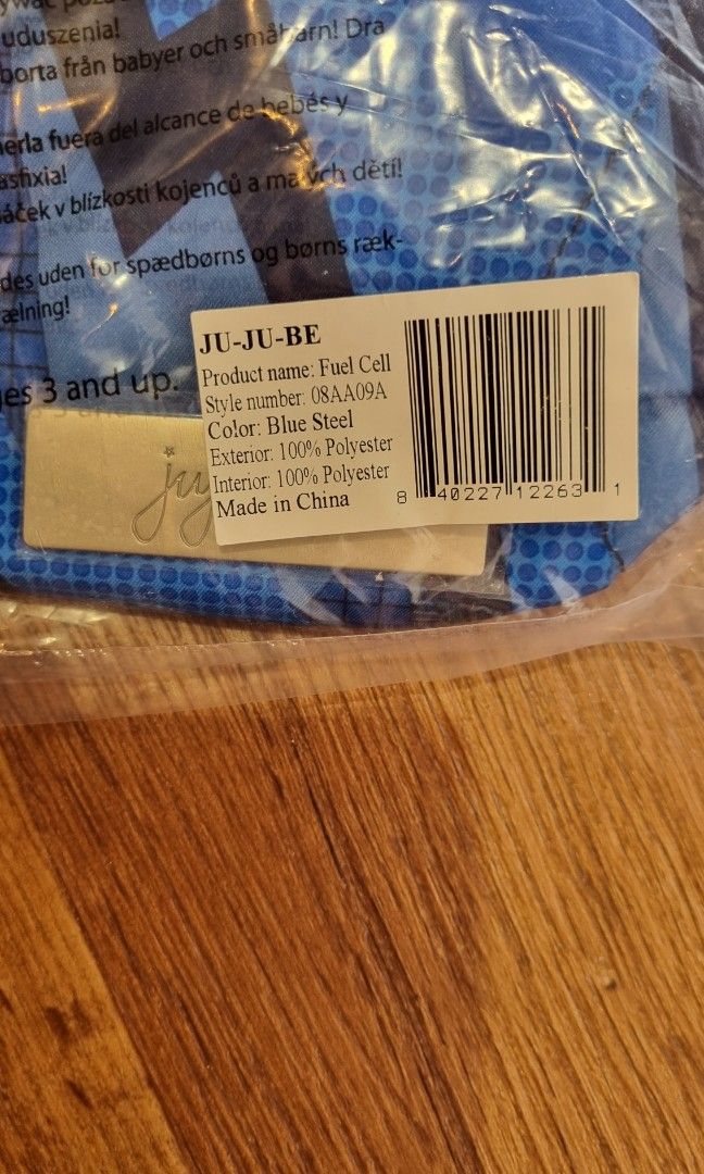 Brand New Jujube Fuel Cell Blue Steel, Babies & Kids, Going Out, Diaper ...