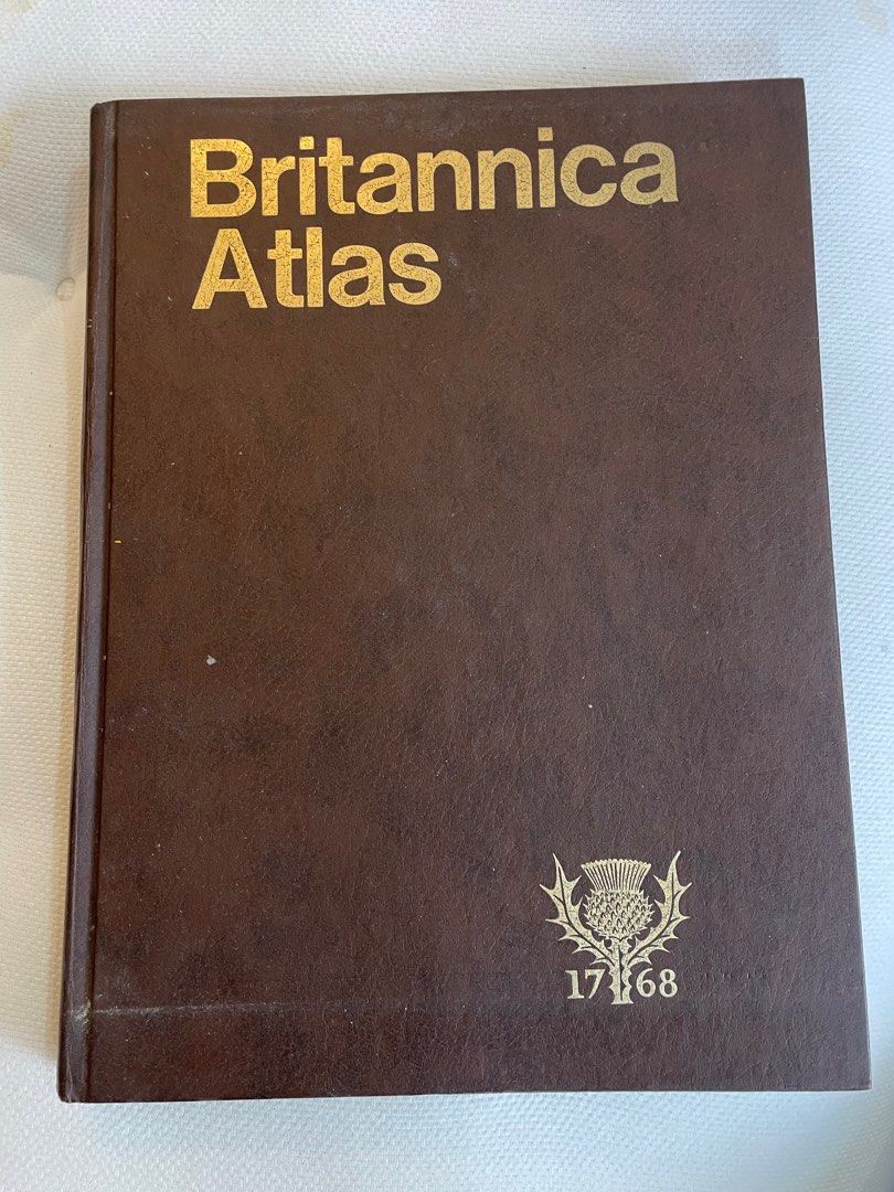 Britannica Atlas published 1987, Hobbies & Toys, Collectibles ...