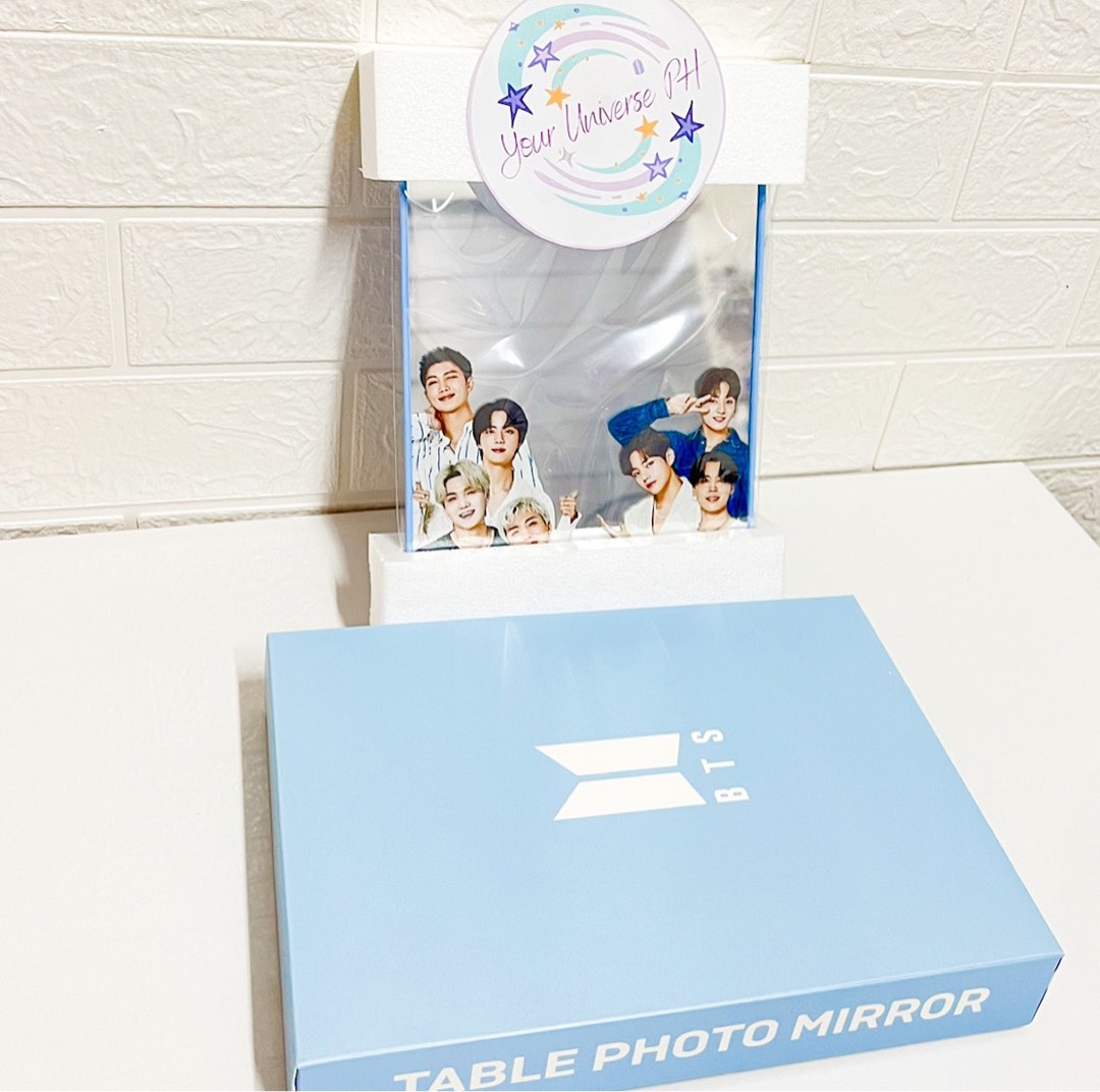 BTS Merch Box 4 Table Photo Mirror, Hobbies & Toys, Memorabilia ...