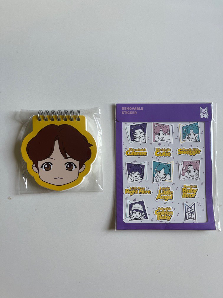 BTS suga notepad and Tiny tan sticker pack, Hobbies & Toys, Memorabilia & Collectibles, K-Wave ...