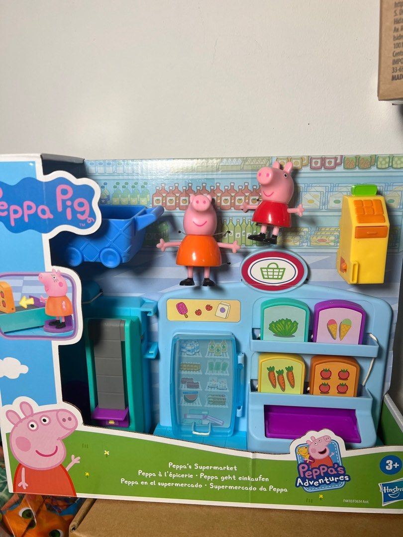 [Bundle of 3 sets] Peppa Pig 4-Figure Carry Case Storage Peppa Pig ...
