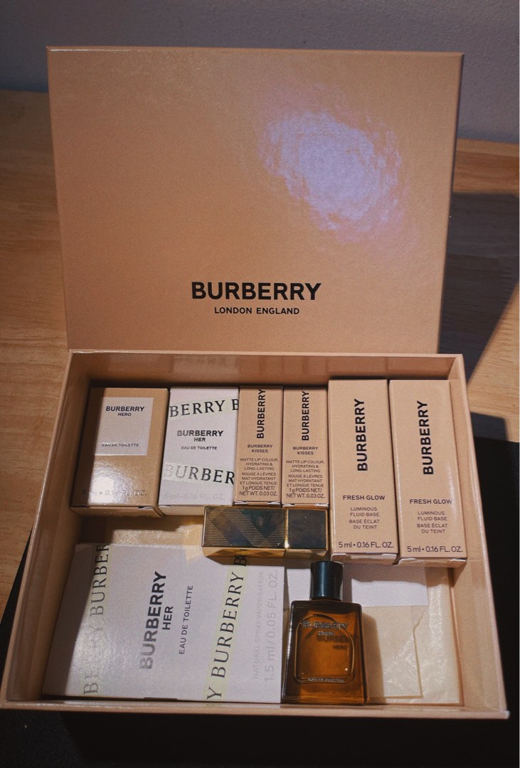 Burberry Sample Set ( includes box), Beauty & Personal Care, Face ...