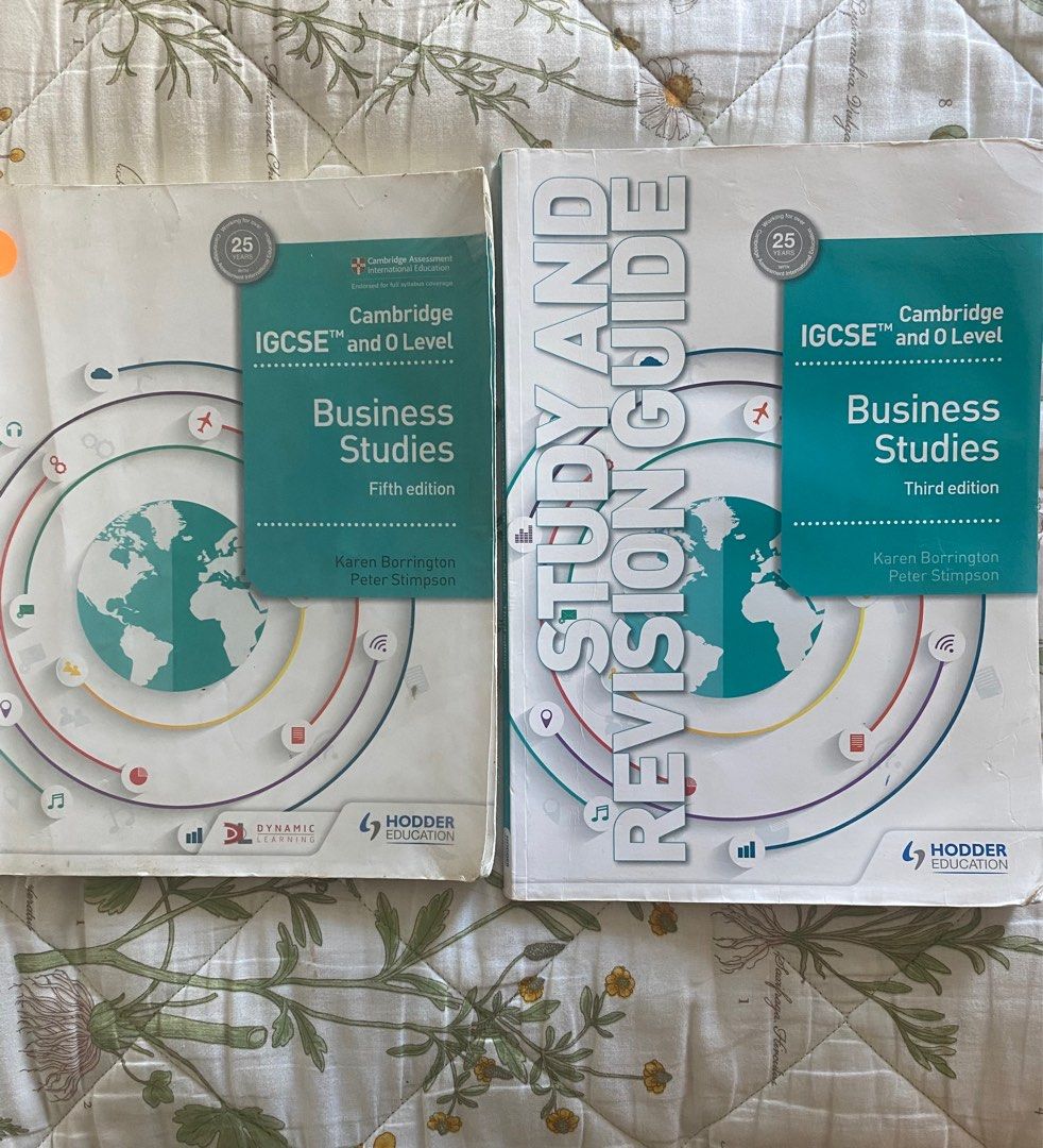 Business studies O Level and IGCSE revision guide and textbook, Hobbies & Toys, Books ...