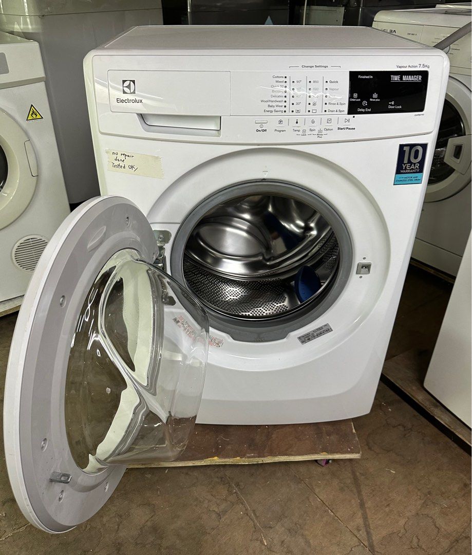 BUY NOW! ELECTROLUX 7.5kg Front Load Washer EWF85743, TV & Home ...