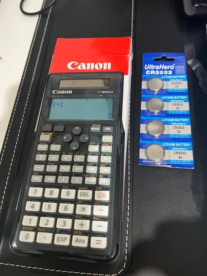 Canon F-789SGA Scientific Calculator w/ extra batteries, Mobile Phones ...